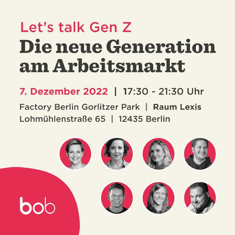 Let’s talk Gen Z – Die neue Generation am Arbeitsmarkt. Mit, über und ...